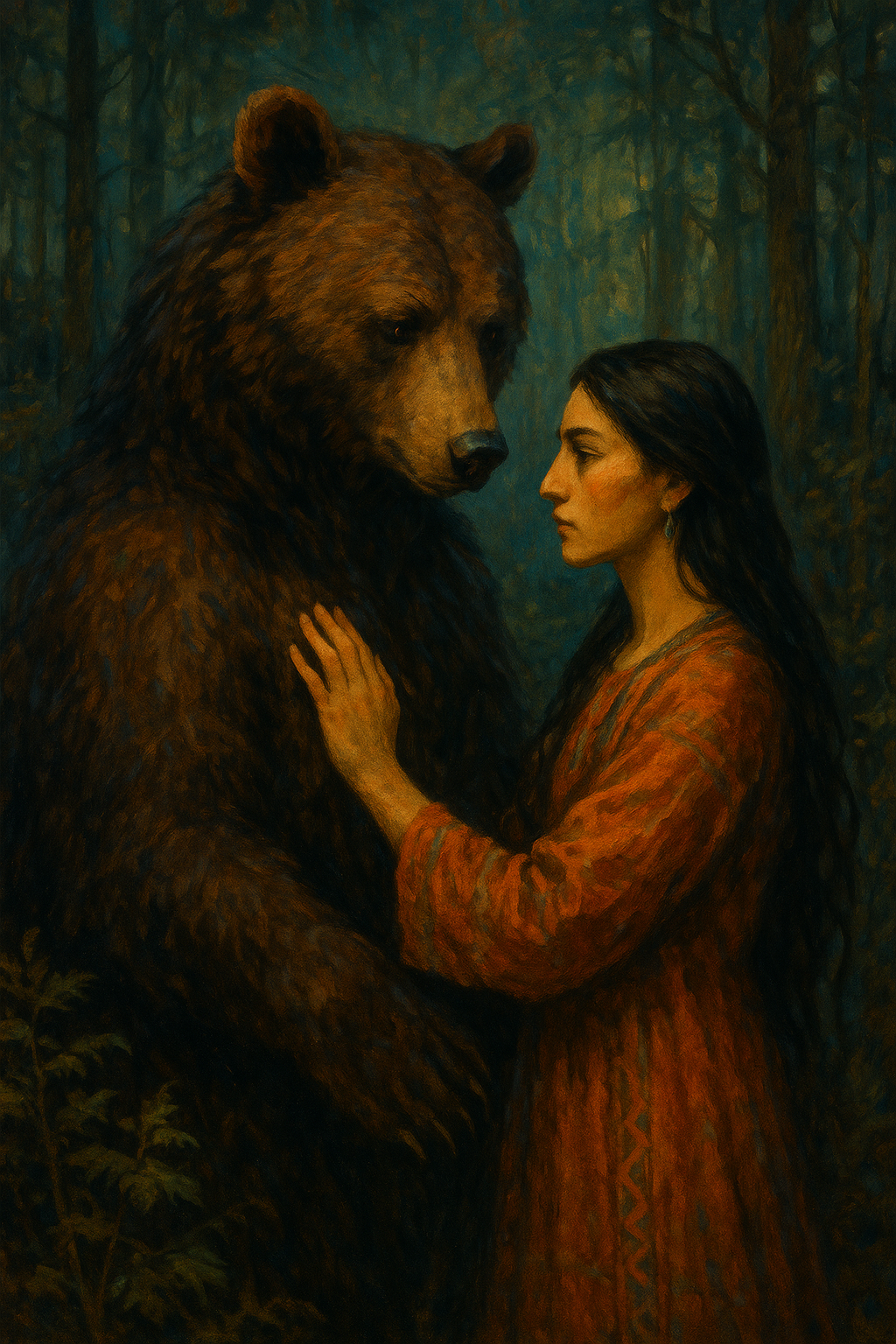 La femme et l’ours : légende autochtone d’amour et de transformation