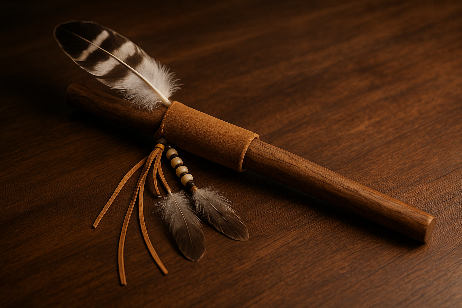 Indigenous talking stick: a symbol of respect and wisdom