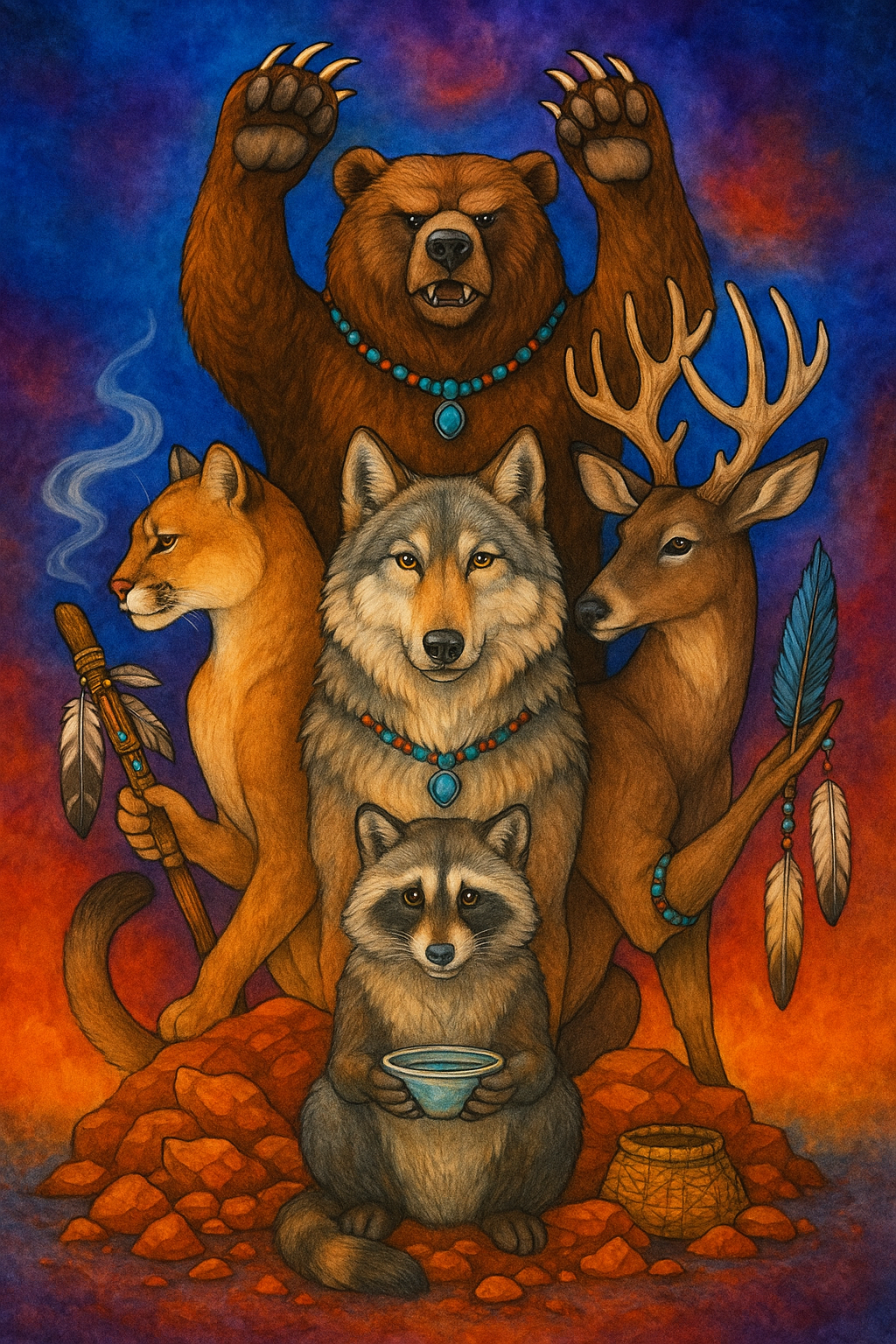 Totem animal : 5 symboles puissants dans l’art autochtone
