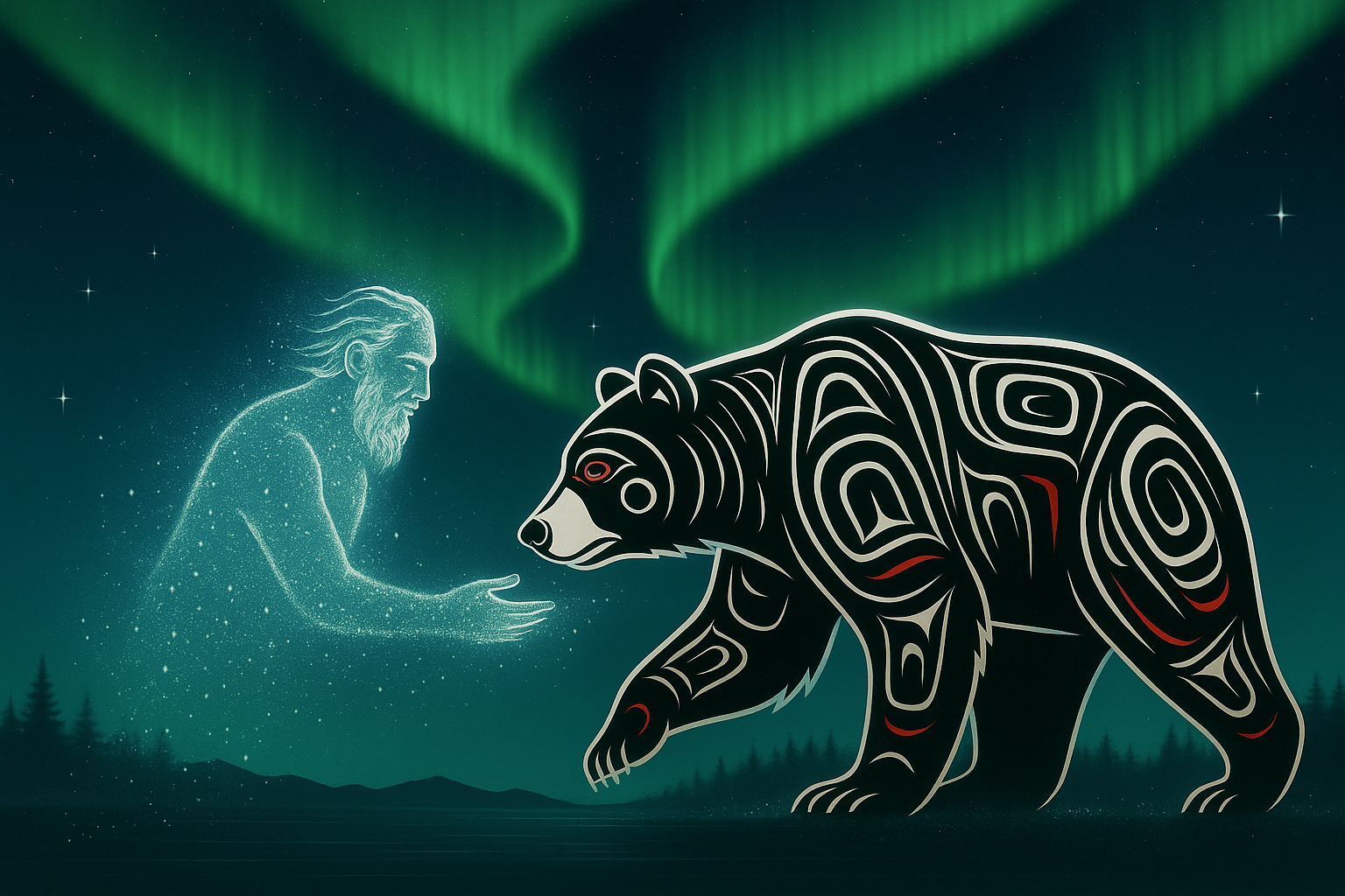 L’ours des aurores boréales – Légende autochtone du Nord
